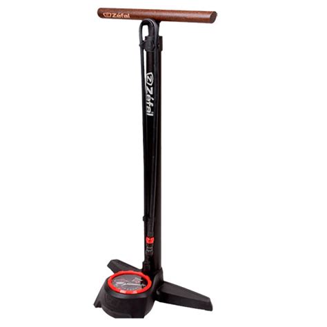 Pompe A Pied Zefal Fp60 Profil Max Corps Alu Z Turn Noir Manche Bois Vs