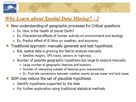 Introduction To Spatial Data Mining Ppt Video Online Download