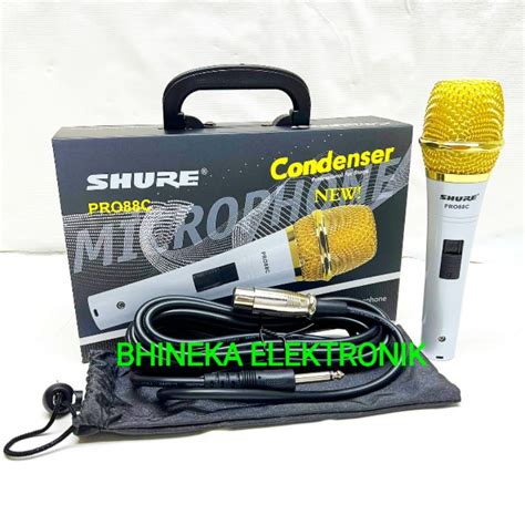 Jual Mic Kabel Condensor Shure Pro C Pro C Pro C Kondensor Shopee Indonesia