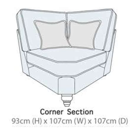 Vanessa Corner Section Sofa Shop Norwich Norfolk Suffolk Anglia Sofas