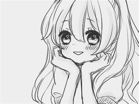 Рисунки милых аниме девочек картинки для рабочего стола и фото обои