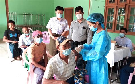 ကျွန်းလှမြို့နယ်၌ ကိုဗစ် ၁၉ ရောဂါ ကာကွယ်ဆေး ဆက်လက်ထိုးနှံပေး