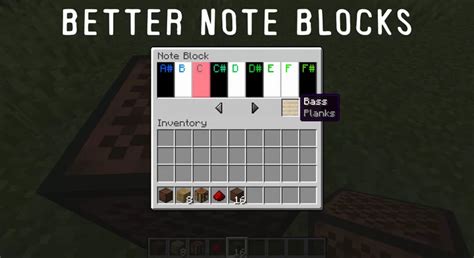 BETTER NOTE BLOCKS By JDawgtor Minecraft Data Pack