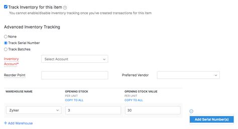 Create Items User Guide Zoho Inventory