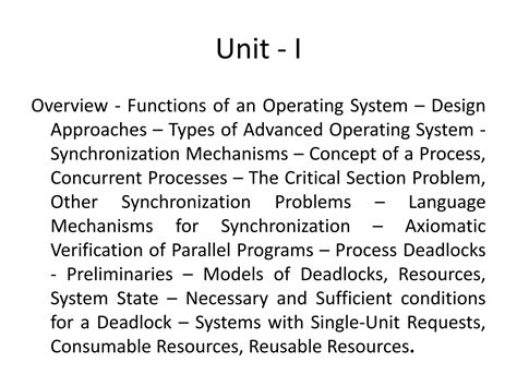 Cs9222 Advanced Operating System Pdf