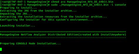 Installation And Uninstallation NetFlow Analyzer Enterprise Edition