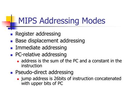 Ppt Mips Architecture Powerpoint Presentation Free Download Id 144401