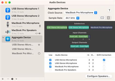 Create An Aggregate Device To Combine Multiple Audio Devices Apple Support