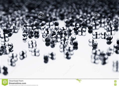 Minimalist Abstract Light Background With Transparent Glass Particles Stock Photo Image Of