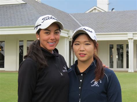 Golf Australia Vic Stephanie Bunque Victoria And Soo Bin Park