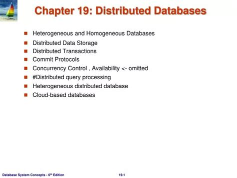 ppt chapter 19 distributed databases powerpoint presentation free download id 4793307