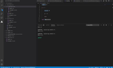 Re Evaluating Module Leads To Nested Module · Issue 1600 · Julia Vscodejulia Vscode · Github