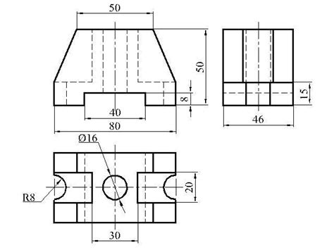 Помогите пожалуйста нужен вид сверху сбоку и спереди Черчение Школьные Знания Com