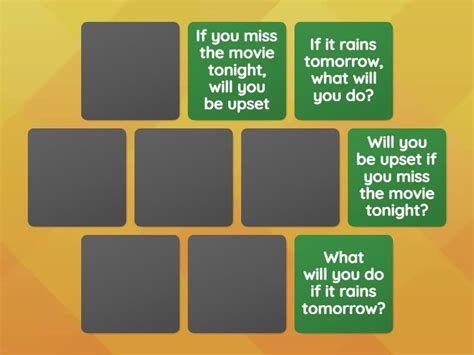 First Conditional Matching Pairs
