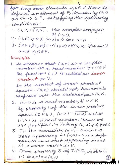 Solution Euclidean Vector Space Studypool