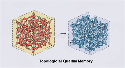 Diagram Depicting Topological Quantum Memory Featuring Two Hexagonal