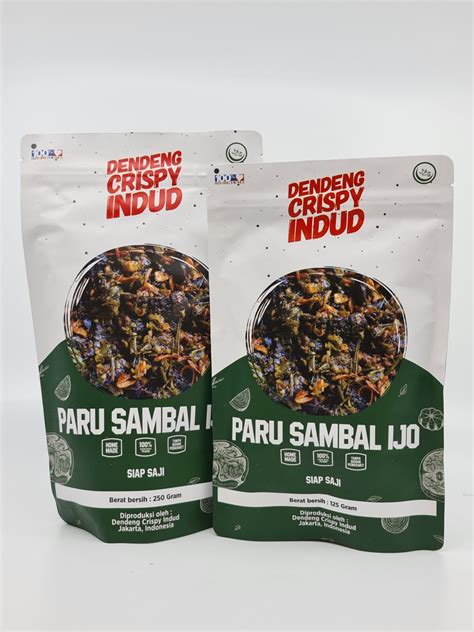 Dendeng Crispy Indud Paru Sambal Ijo Toko Indonesia