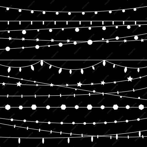 Premium Vector Christmas Light Design Vector