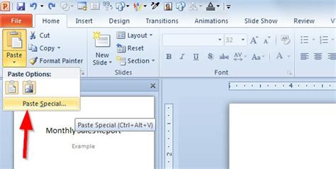 Dynamically Link Charts And Tables In Excel 2010 With Powerpoint