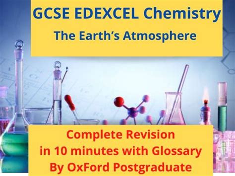 GCSE Edexcel Chemistry Fuels And Earth Science Complete Revision Summary Teaching Resources