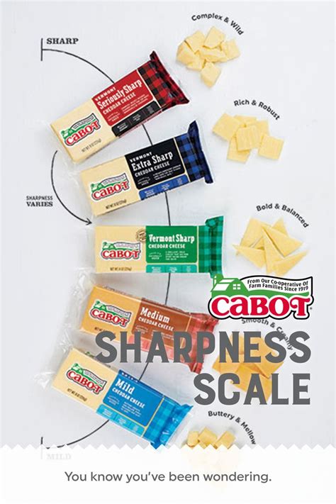 Cheese Sharpness Scale Whats The Sharpest Cheddar Mild Cheese Extra Sharp Cheddar Cheese