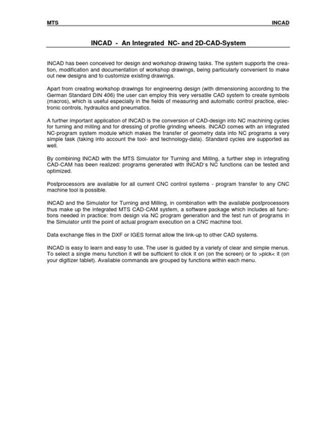 incad manual pdf menu computing computer keyboard