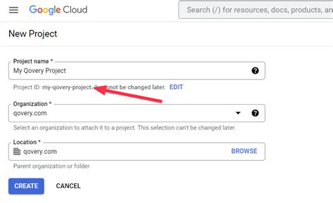 create credentials docs qovery