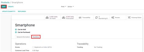 work with serial numbers — documentation odoo 13 0