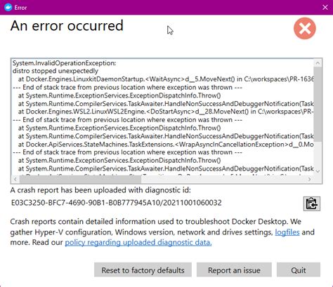 Starting Docker Engine Hangs After Upgrading To Version Issue Docker For Win