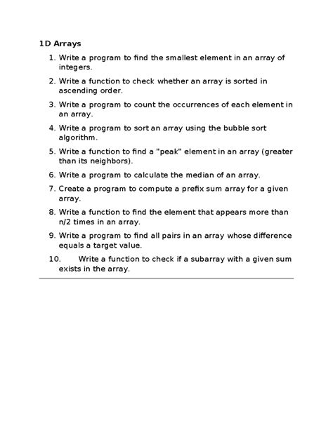 All Java Problems Some Java Problem For Practice 1d Arrays 1 Write