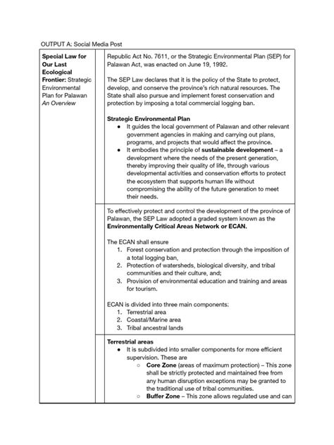 For Visualization Iec On Envi Laws And Policy Pdf