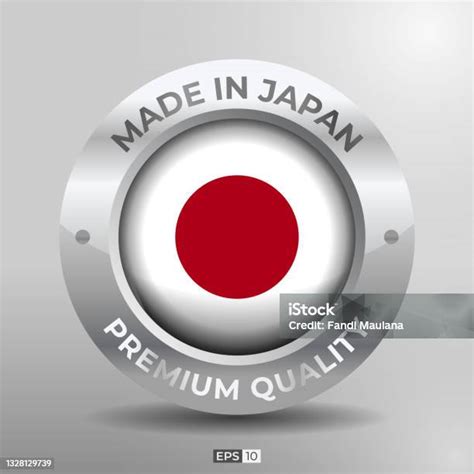 일본 브랜드 로고 3d 실버 글로시 효과로 국가의 스탬프 라운드 플래그 3차원 형태에 대한 스톡 벡터 아트 및 기타 이미지 3차원 형태 고급 구매 Istock