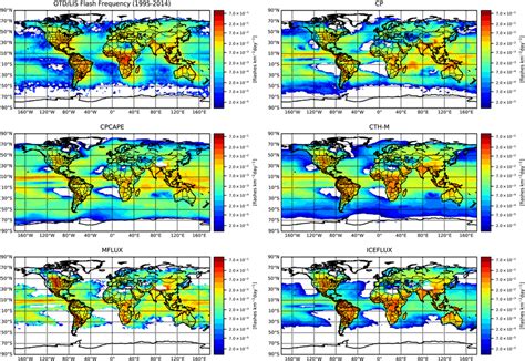 Comparison Of The Observed 1995 2014 Lis Otd Global Annual Average Download Scientific Diagram