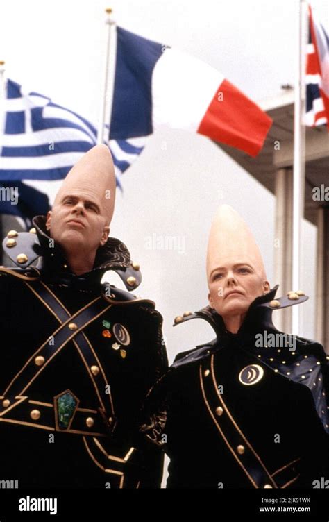 Dan Aykroyd And Jane Curtin Film Coneheads 1993 Characters Beldar