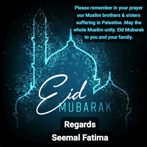 Seemal Fatima On Linkedin Eid Mubarak To All Muslims May We All Stand