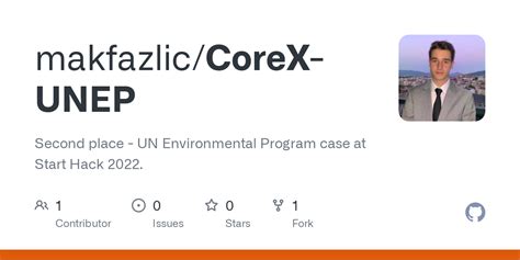 Github Makfazliccorex Unep Second Place Un Environmental Program Case At Start Hack 2022