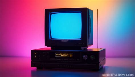 80s Tv With Static Stable Diffusion Online