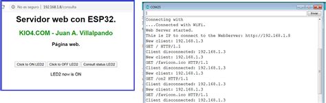 ESP WiFi WebServer LED On Off Static IP Soft Access Point Internet Of Things MIT App