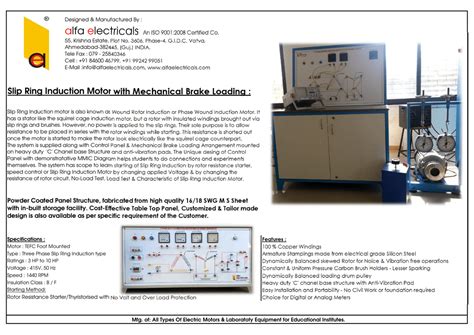 Speed Control Of Slip Ring Induction Motor Vlab Wiring Work