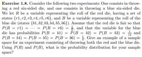 Solved Exercise Consider The Following Two Experiments Chegg