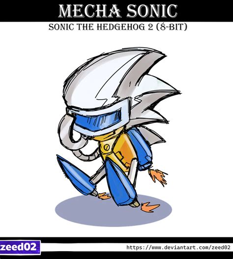 Mecha Sonic Sonic The Hedgehog 2 8 Bit By Zeed 02 On Deviantart