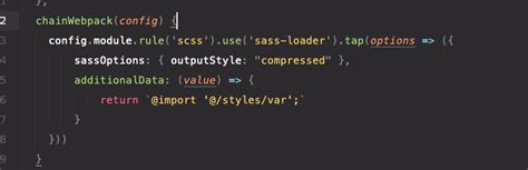 配置scss Loader 选项后 在转web时报 `request Argument Is Not A String` · Issue
