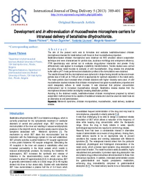 Pdf Development And In Vitro Evaluation Of Mucoadhesive Buccal
