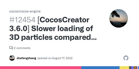 CocosCreator Slower Loading Of D Particles Compared To Creator Issue