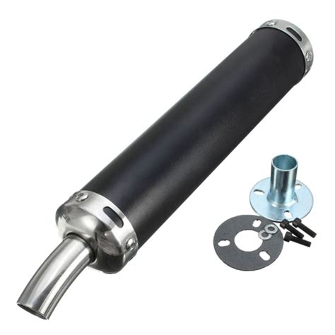 Exhaust Muffler Silencer Pipe Motorcycle Racing 6x28cm Universal For