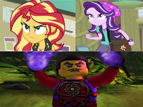 Sunset And Starlight Vs Clouse By Awesomegamedude10 On Deviantart