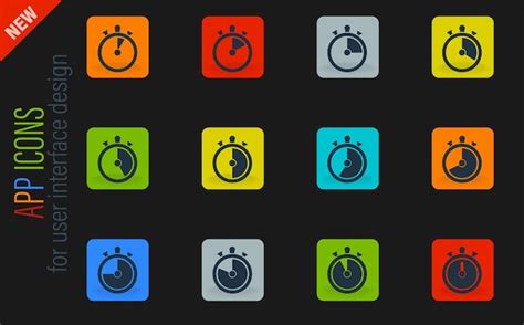 Premium Vector Timer Icon Set