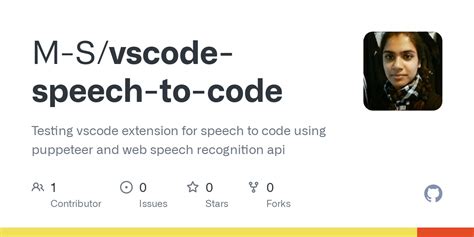 GitHub M S Vscode Speech To Code Testing Vscode Extension For Speech To Code Using Puppeteer