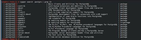 POSTGRESQL EN OPENSUSE La Trinchera Divergente