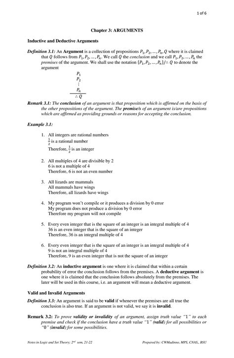 SOLUTION: Arguments and rules of inference - Studypool
